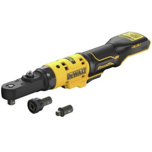 dewalt dcf500b xtreme 12v max* 3/8" and 1/4" brushless cordless sealed head ratchet (tool only)