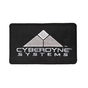 kloriz cyberdyne systems logo embroidered iron on patches movie terminator accessories badge