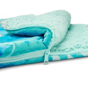 Northwest Little Mermaid/Ariel Cloud Sherpa Slumber Bag, 27" x 62", Dream Big