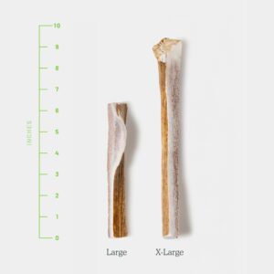 Get Joy Elk Antler Split Natural Dog Chew, Large 5-7 Inches, Odor Free, Long Lasting, Naturally Shed and Harvested in USA