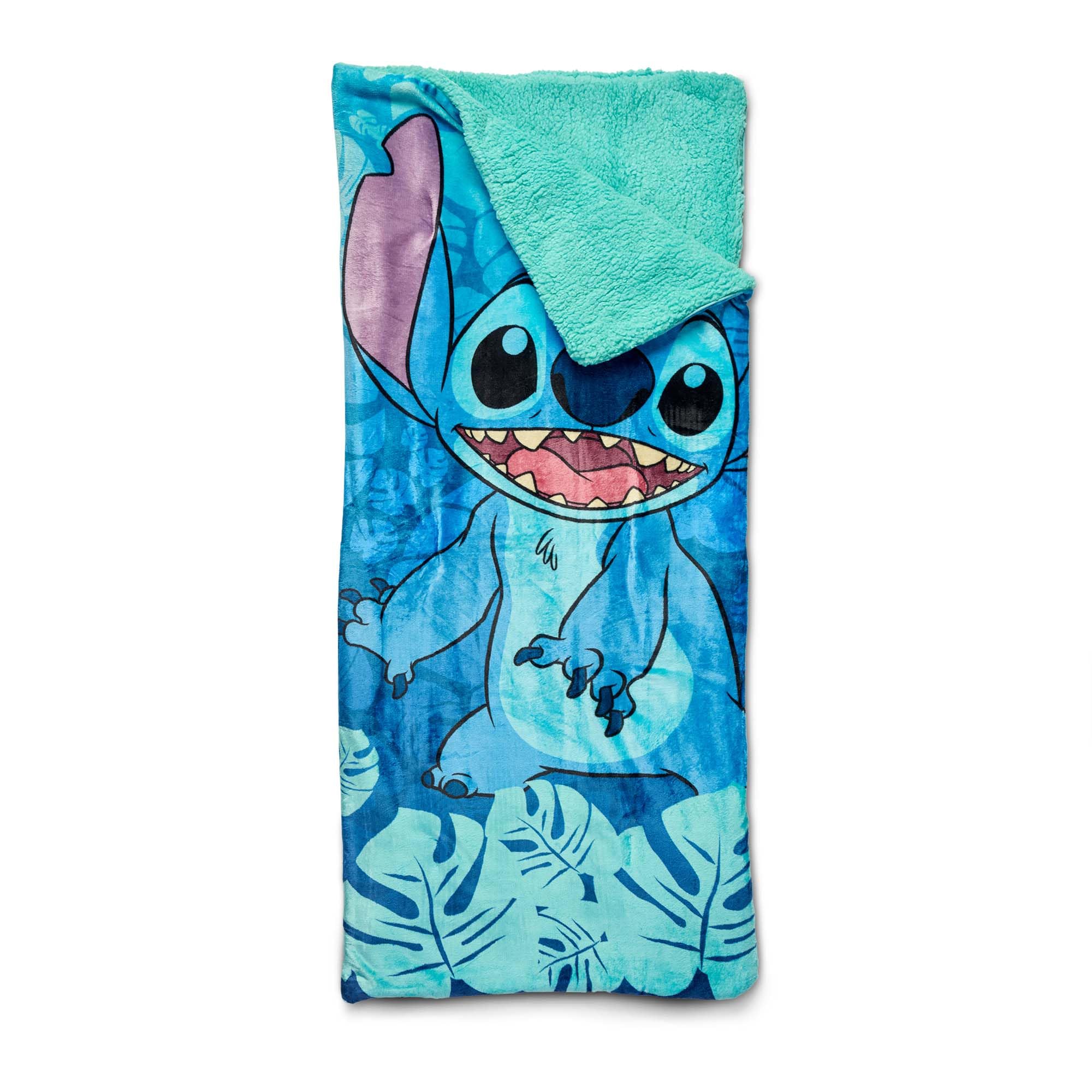 Northwest Lilo and Stitch Cloud Sherpa Slumber Bag, 27" x 62", Big Smiles