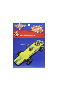 bsa pinewood derby car accessories kit, race car - 6 piece racing accessories for pwd car boy scouts of america