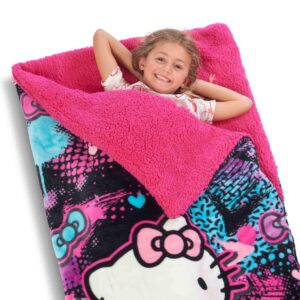 Northwest Hello Kitty Cloud Sherpa Slumber Bag, 27" x 62", Slumber Kitty