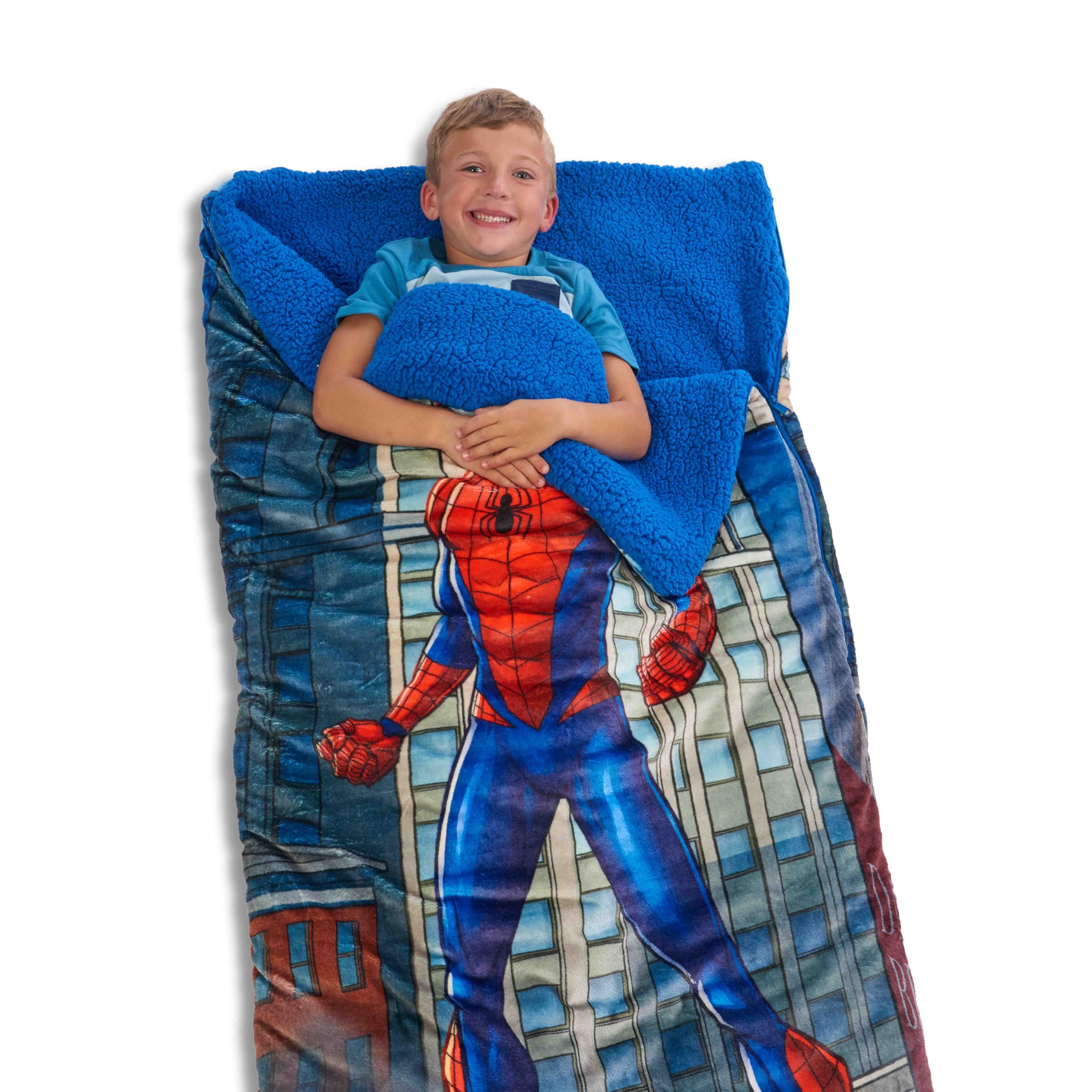 Northwest Spider-Man Cloud Sherpa Slumber Bag, 27" x 62", Slumber Spidey