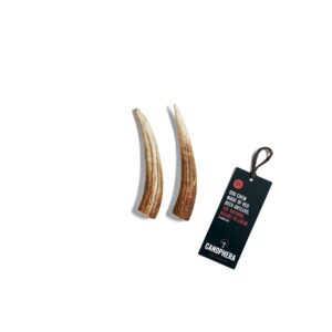 canophera all-natural split red deer antlers – long-lasting, sustainably sourced dog chews – available in 5 sizes, odor-free, supports dental health – ideal for power chewers - xtra small