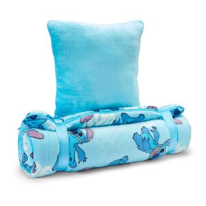 Northwest Lilo and Stitch Silk Touch Sherpa Slumber Bag, 27" x 56", Classic Palms