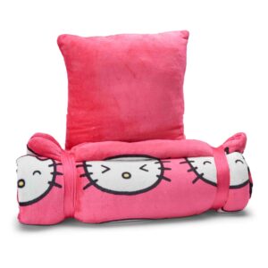 Northwest Hello Kitty Silk Touch Sherpa Slumber Bag, 27" x 56", Pink Pride