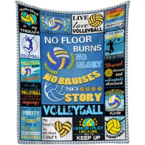 volleyball gifts for teen girls, volleyball gifts, volleyball stuff, volleyball blanket, volleyball gifts things for teen girls team coach, gifts for volleyball lovers 60" x 50", volleyball gifts