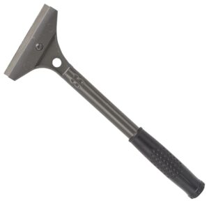 edward tools 4-inch wall scraper and stripper - ideal for stripping wallpaper, paint, and varnish or cleaning glass, tile, and floors - 12" length for hard to reach areas - 4" blade - et-12ws