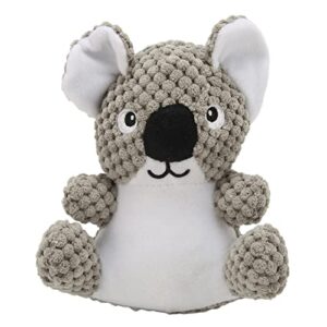 dog squeaky plush toy, simulation koala shape bite resistant washable stuffed pet toy, dog chew toys for teeth grinding relieving boredom small medium dogs pet supplies