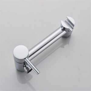 Faucet, Faucets,Water-Tap Bath Shower Systems Bidet Shower Faucet Brass Hygienic Shower Spray Airbrush Tap Hot Cold Mixer Toilet Spray Bidet Shower (Color : Chromeb)