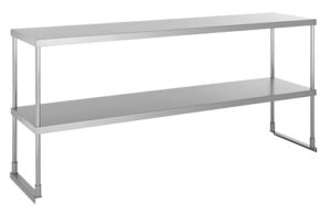 kratos 18"x60" double overshelf for worktables