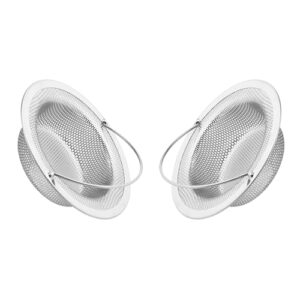 haodex 2pcs stainless steel kitchen sink strainer,4.33" diameter