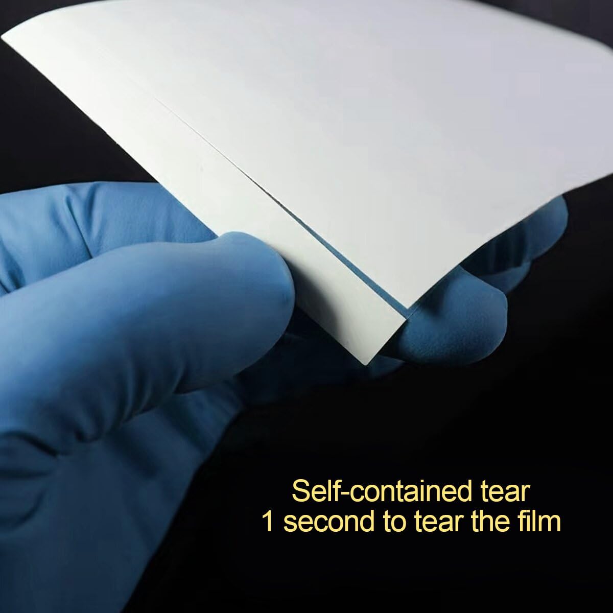 100 Sheet PCR Plate Sealing Film，96 Well Plate Transparent Self-Adhesive Film 83x133mm