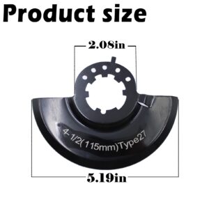 Follde Replacement 43-54-0155 Milwaukee Angle Grinder Safety Guard, 4-1/2 Inch Type 27 Wheel Blade Guard, Fits for Milwaukee Angle Grinder 6130-33