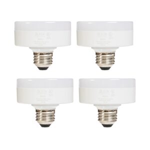 sleeklighting e26 11w led puck light bulb dimmable 2700k warm white, 800lm, ul listed - (4 pack)