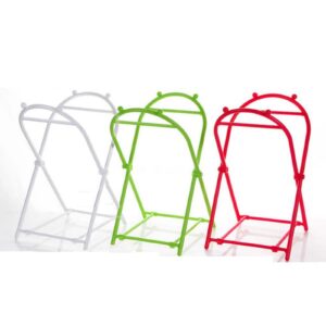 ＫＬＫＣＭＳ Trash Bag Holder Stand Hanging Trash Bag Rack Foldable Bracket Garbage Bag Holder Frame Leaf Bag Stand for Pantry Gardening Camping Laundry, Green