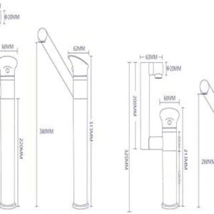 Kitchen & Bath Fixtures Taps Faucet, EuropUPC Basin Faucet Rotating Wash Basin Faucet Under Counter Basin Hot and Cold Faucet Retro Single Hole Faucet