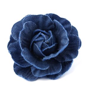 5Pcs Korea Fabric Flowers Hair Accessories Clothes Hats Dress Decoration DIY Crafts Supplies