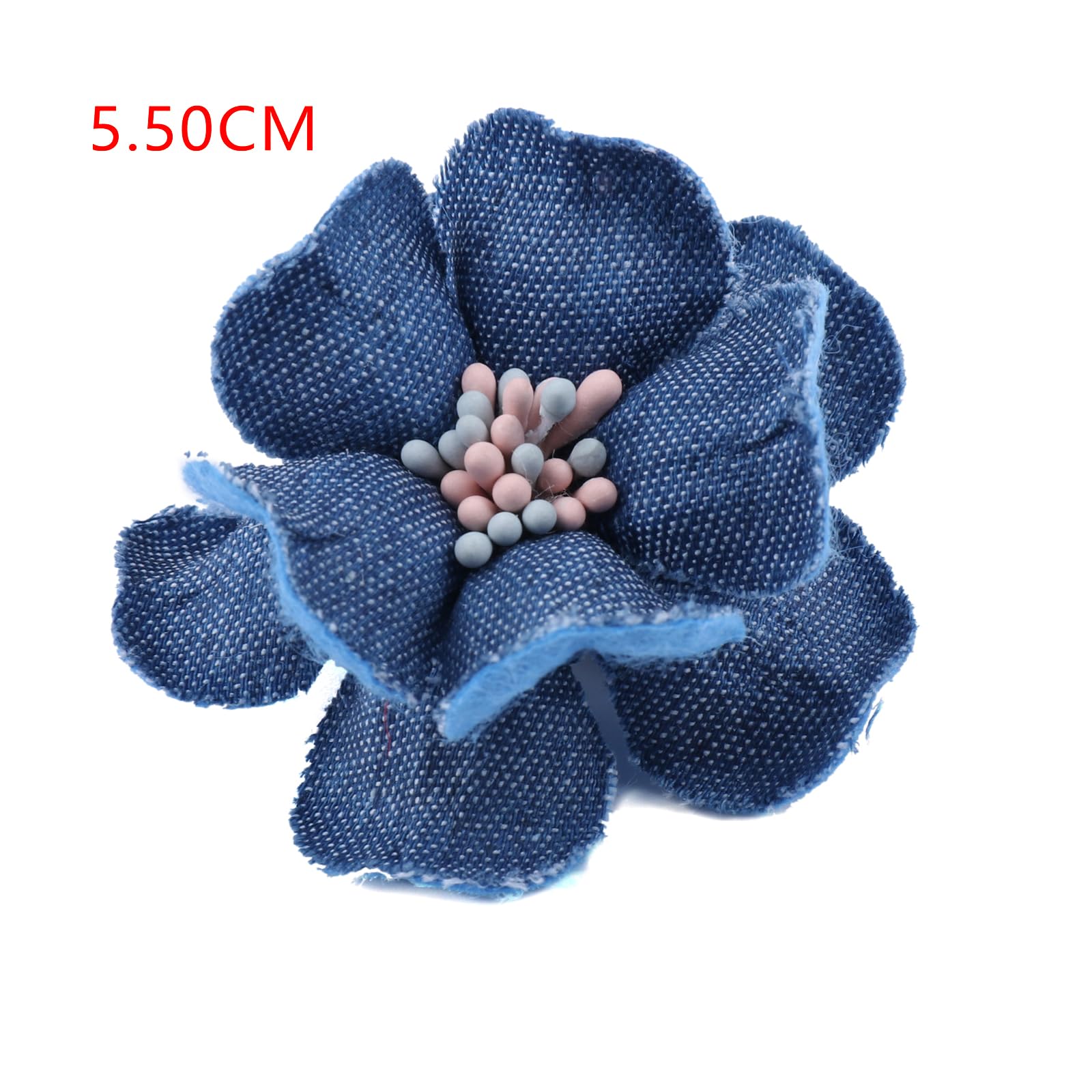 5Pcs Korea Fabric Flowers Hair Accessories Clothes Hats Dress Decoration DIY Crafts Supplies