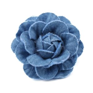 5pcs korea fabric flowers hair accessories clothes hats dress decoration diy crafts supplies