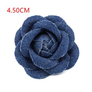 5Pcs Korea Fabric Flowers Hair Accessories Clothes Hats Dress Decoration DIY Crafts Supplies