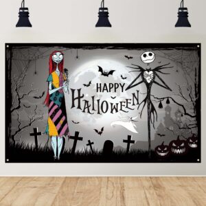 halloween decorations halloween gothic skull backdrop october 31 decor jack and sally decor halloween decorations for home party