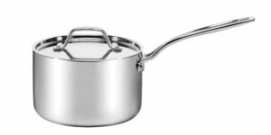 cuisinart custom clad 5-ply stainless cookware 3 qt. saucepan w/cover, cc5193-18