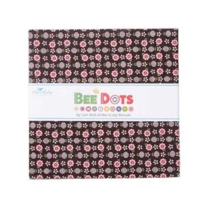 Lori Holt Bee Dots 10" Stacker 42 10-inch Squares Layer Cake Riley Blake Designs 10-14160-42