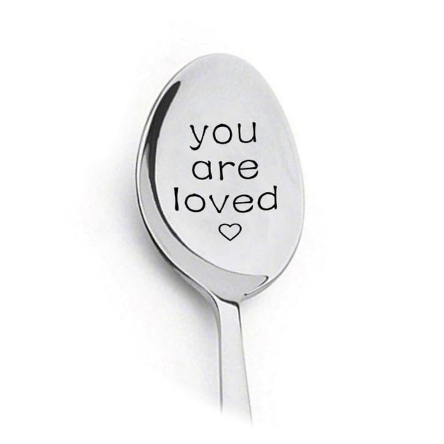 You Are Loved Gifts Spoon for Women Men Coffee Tea Gift for Grandma Husband Christmas Birthday Gifts for Mom Wife Romantic Gifts for Boyfriend Girlfriend Ice Cream Spoons