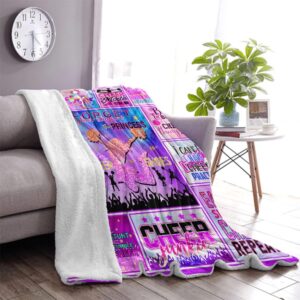 Cheerleader Gifts Blanket 60”x50”, Cheerleading Gifts for Girls Teens Kids, Cheer Gifts for Cheerleaders, Cheerleading Gifts for Cheerleaders Cheer Team, Soft Cozy Warm Blanket for Couch Bed Sofa