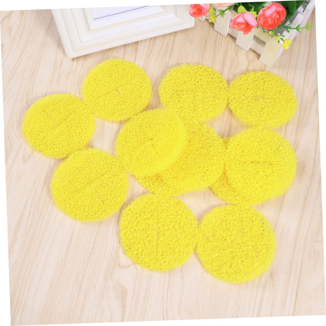 DOITOOL 12pcs Drain Sponge Filter Bathtub Strainer Anti-Clogging Filter Kitchen Filter Hair Catcher Anti-Clogging Sewer Colanders Sink Kitchen Supplies