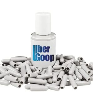 1 oz Light Grey Uber Goop w/100 caps