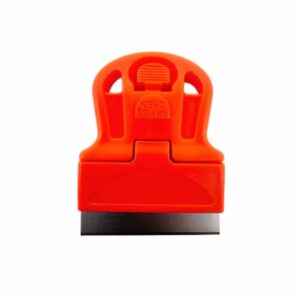 plastic razor blades scraper tool razor multi-funtional scraper remover for cleaning paint, caulk, label, decal, sticker, floor, stove top(orange)