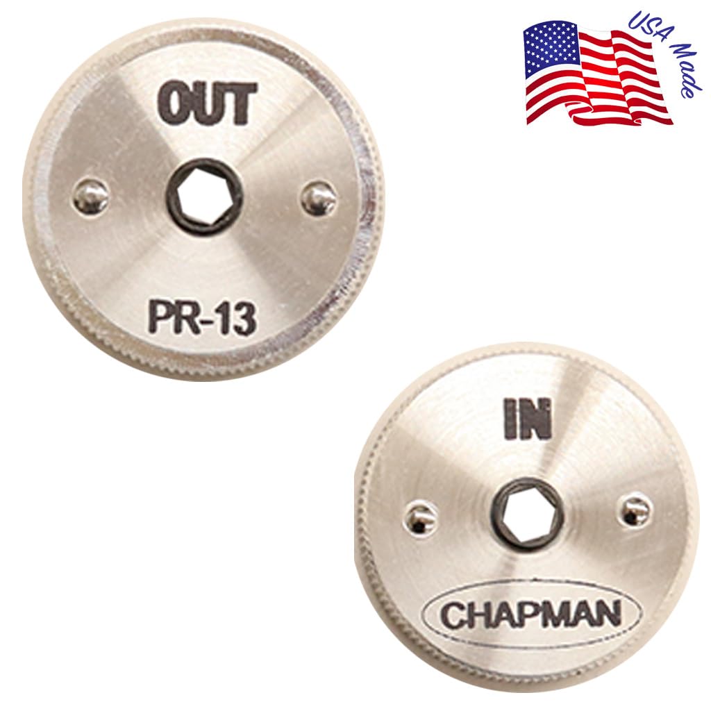 Chapman MFG PR-13 Palm Ratchet, 1/4" Drive, USA Made Aluminum Ratchet with 20 Tooth Gear & 18 Degree Working Arc