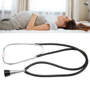 fetal stethoscope, fetal heart stethoscope, monitoring for pregnant women with soft earplugs good sealing and silicone receiver for pregnant