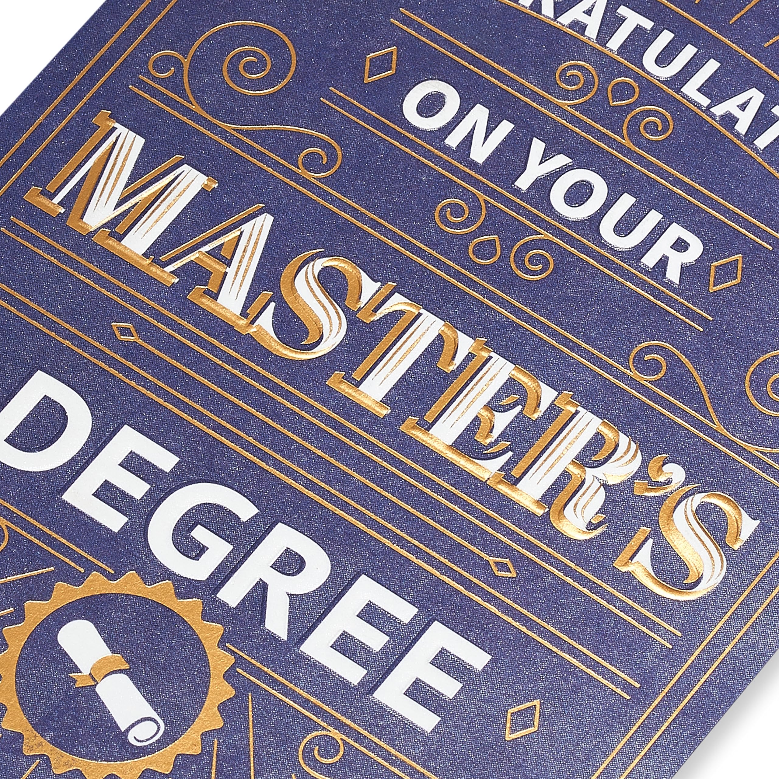 American Greetings Master's Degree Graduation Card (Impressive Achievement)