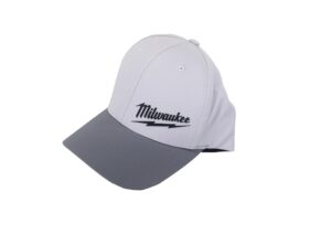 milwaukee 507g-lxl large/extra large gray fitted hat