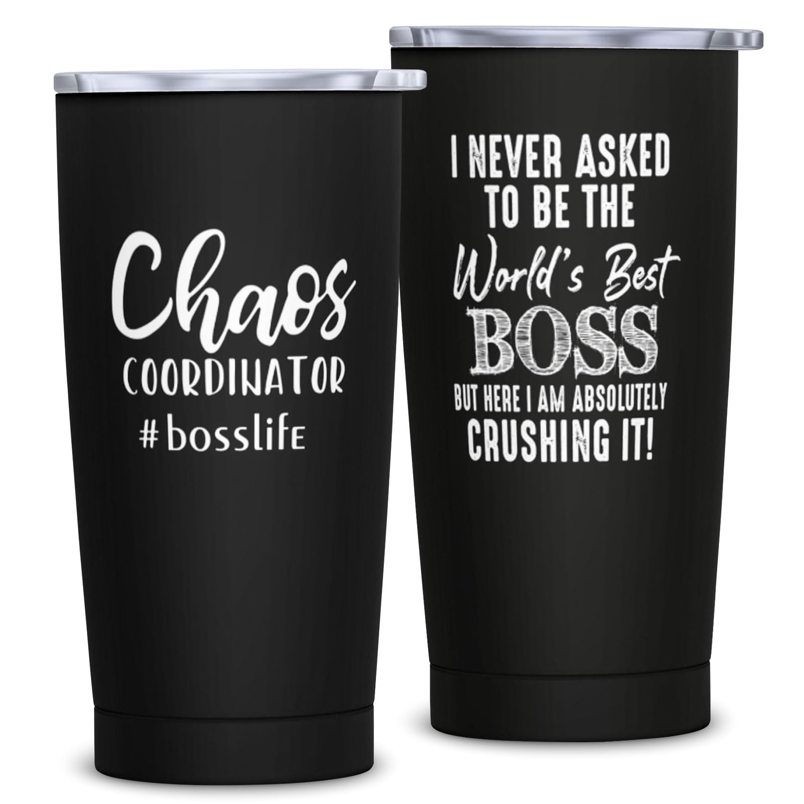 NVFCC Boss Christmas Gifts for Men - Birthday Gifts for Your Male Boss - Funny Boss Gifts for Men - Best Gift for Boss Man - Cool Gifts for Bosses - Best Gifts Ideas for Boss - 20 oz Tumbler