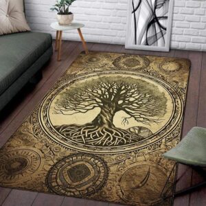 tree of life celtic rug - tree of life rug tree of life decor viking carpet microfiber area rugs viking decor machine washable rug viking nonslip rug viking large area rug viking indoor outdoor rugs