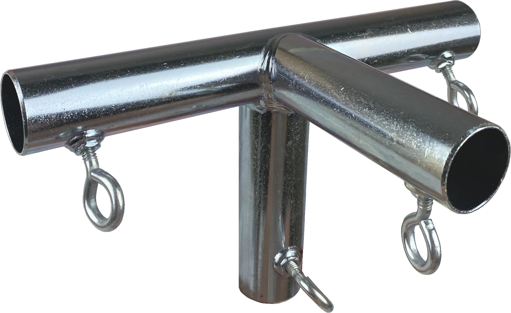 1" F4, 4-Way Flat Roof EMT Conduit Canopy Fittings by Cowboy Canopy, DIY Metal Carport Parts (4)