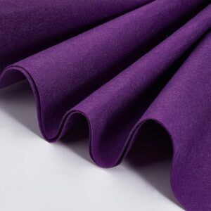 BENECREAT 10FT 15.74 Inch Wide Dark Orchid Felt Roll, 1mm Thick Fabric Sheets Soft Woven Nonwoven Fabric Sheets for Crafts, Patchwork Sewing, Costumes