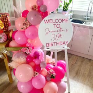 Pink and White Party Balloons,Pink Latex Balloons 50 Pcs 12 inch Baby Pink Balloons Pink Confetti Balloons For Wedding Engagement Birthday Gender Reveal Parties Baby Shower Decoration