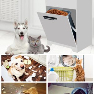 ZRD Tilt Out Trash Can Cabinet DIY Kit for Single Cabinet, Pet Proof Hidden Trash Can Cabinet Conversion Kit, Suitable for Kitchen, Bathroom, Living Room, and Dining Room