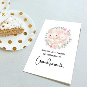 Obbyidk Cute Grandparents To Be Card, Funny Baby Shower Card for Friends, Promotion to Grandparents Congratulation Card, Lovely Congrats Card for New Grandparents