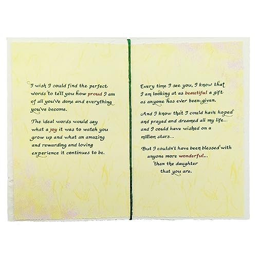 Blue Mountain Arts Daughter Card—Birthday, Just Because, Graduation, Holiday, or Any Occasion Card (Thank You for Being the Beautiful Daughter That You Are)