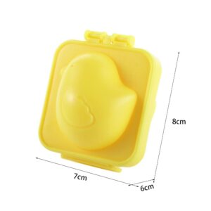 Boiled Egg Mould,Plastic Egg Shaper 3D Cute Chicken Shape Egg Tool Creative Egg Cup Holder Stand Breakfast Rice Ball Lunch Mould Kitchen Gadget