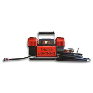 portable automatic air compressor 12v battery powered lightning bolt totalcontrol true dual air compressor