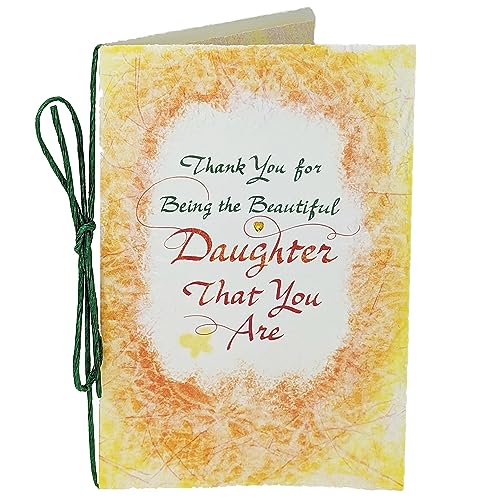 Blue Mountain Arts Daughter Card—Birthday, Just Because, Graduation, Holiday, or Any Occasion Card (Thank You for Being the Beautiful Daughter That You Are)