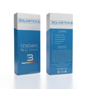 Bolosticks Fentanyl Test Strip Kit - Art Filled, Compact & Festival Ready - Rapid Test Strips, Testing Surface, Test Tube, Sample Scraper, and Info Booklet (Pack of 10)